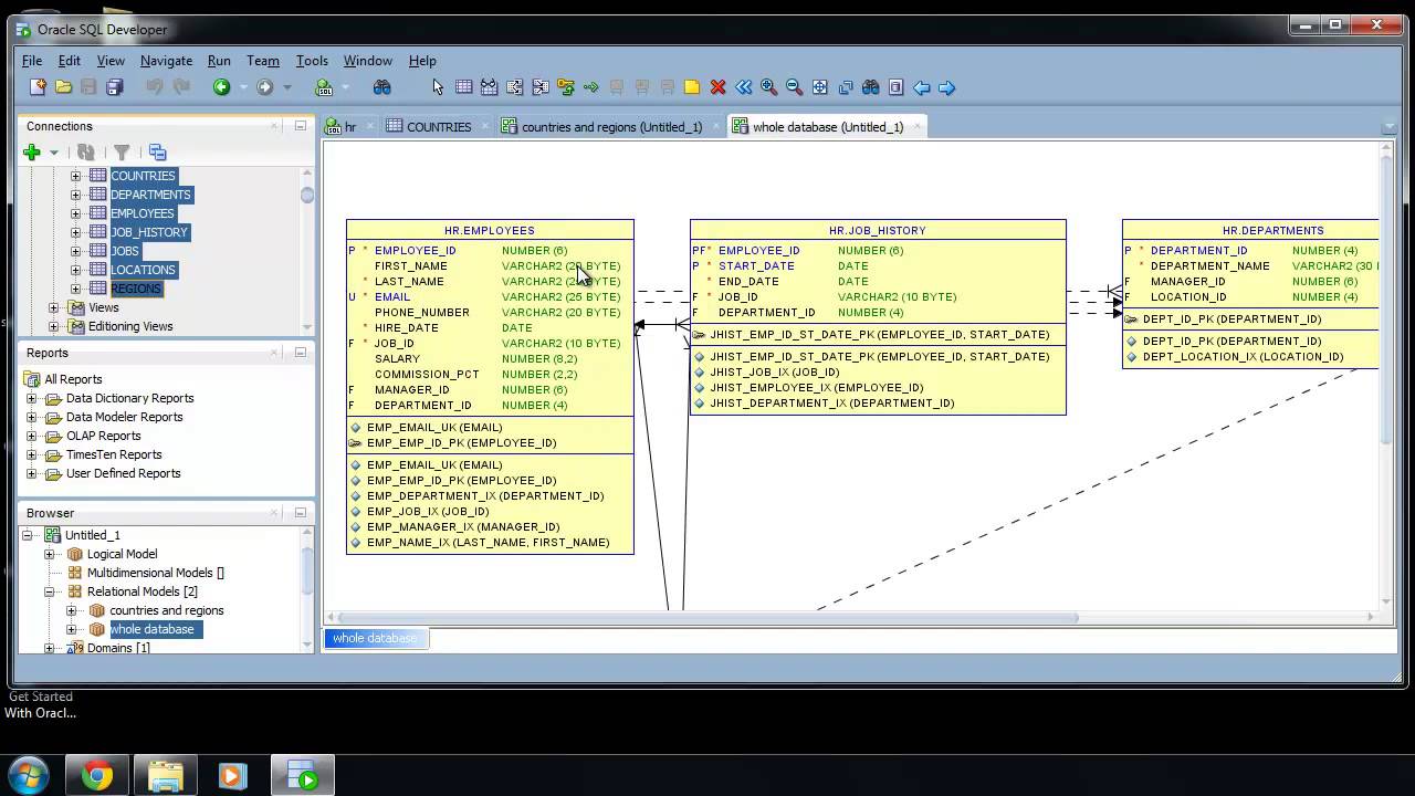 SQL Developer ER diagram : sqlvids