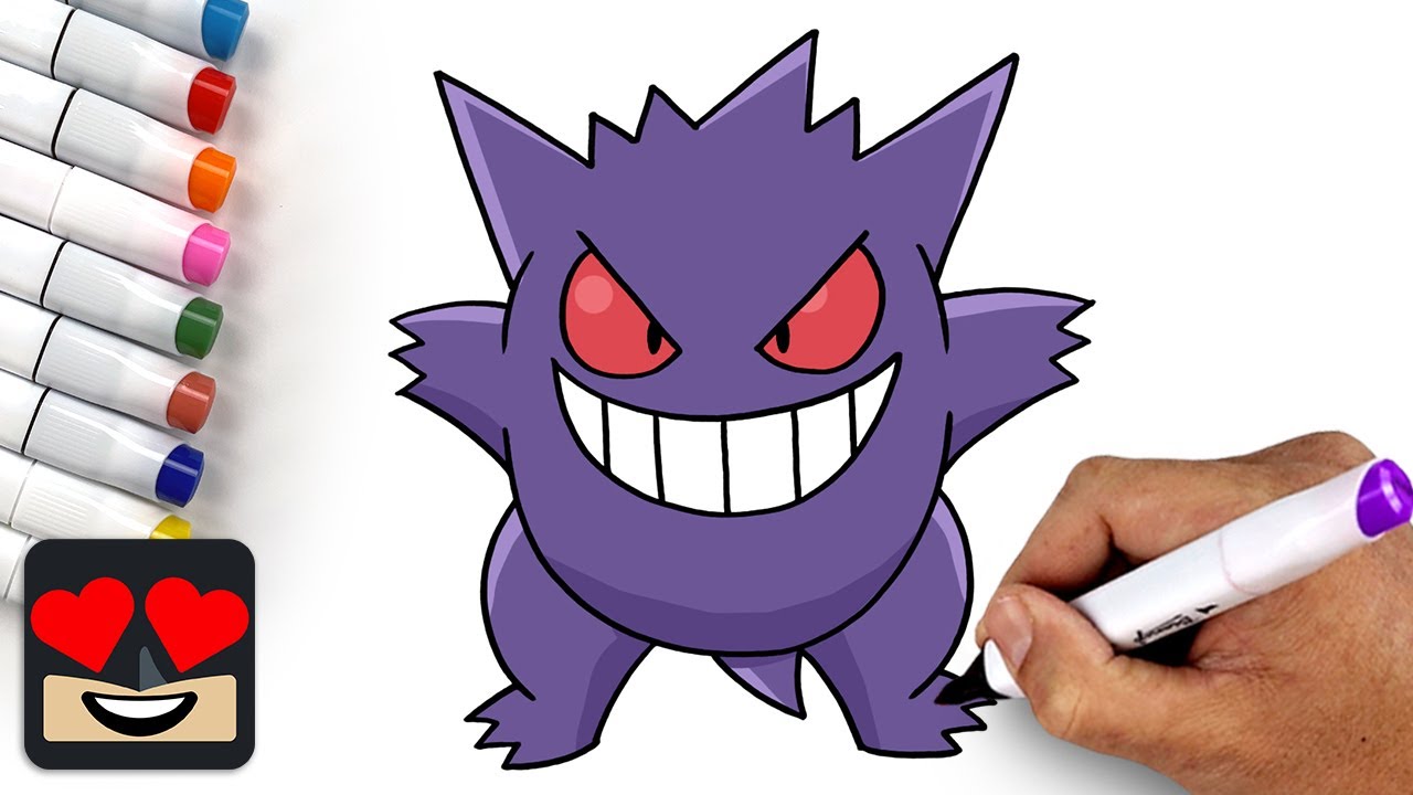 How To Draw Gengar | Pokemon