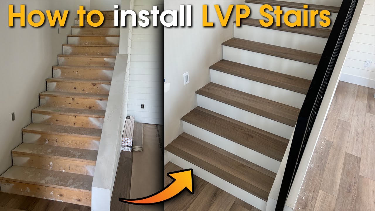 How to install LVP Stairs DIY
