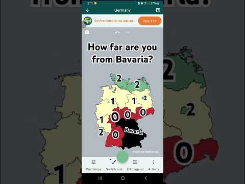 How far are you from Bavaria? #bavaria #germany #geography #map #mapper #maps #mapping