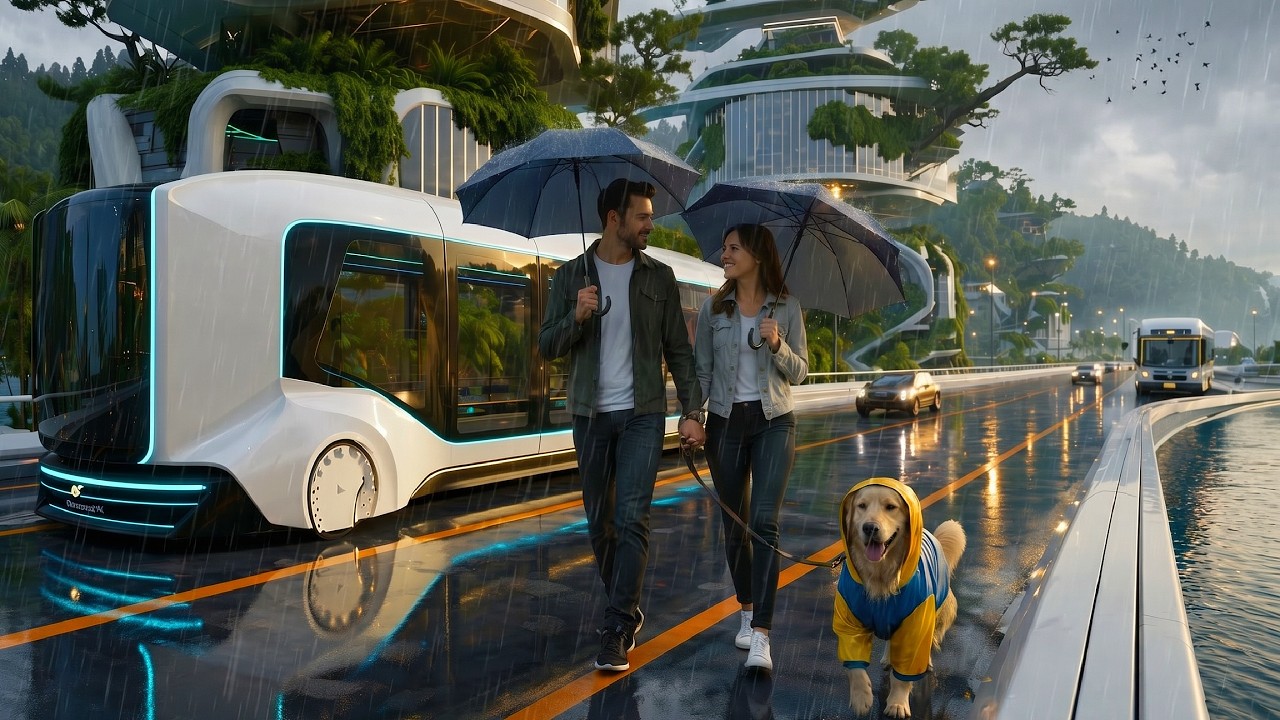 Future Ocean City | Luxury Smart City on Water | Cinematic Ambient 4K