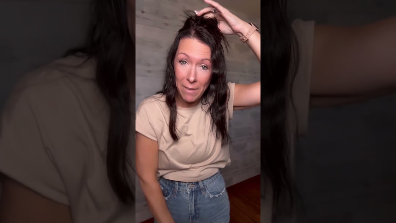 Halo Hair Extensions Tutorial | Sunny Human Hair Extensions  #beautytips