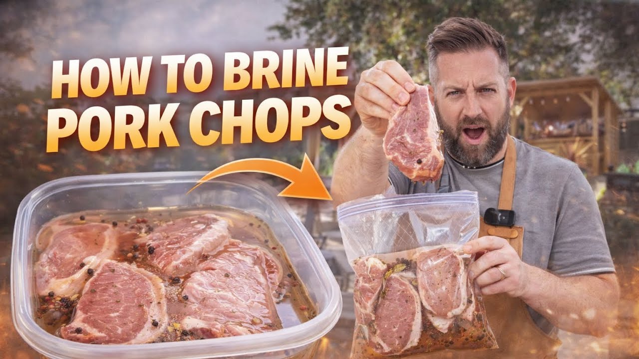How to Brine and cook a Thick Pork chop