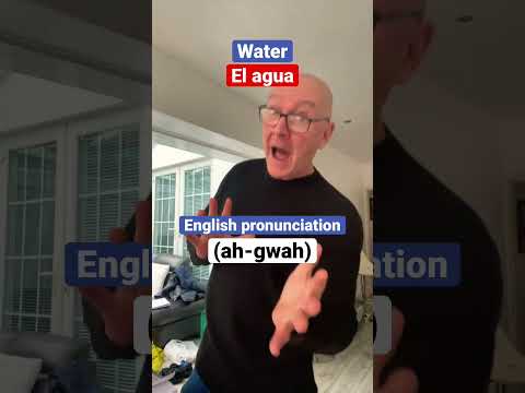 Learn Spanish - #shorts - "WATER" in Spanish - Spanish for Beginners - Spanish Lessons