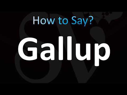 How to Pronounce Gallup (CORRECTLY!)