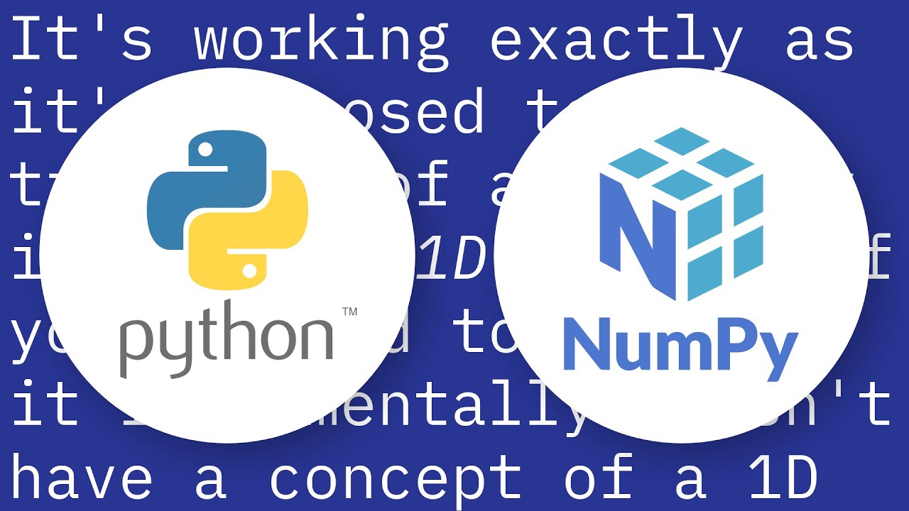 Transposing a 1D NumPy array