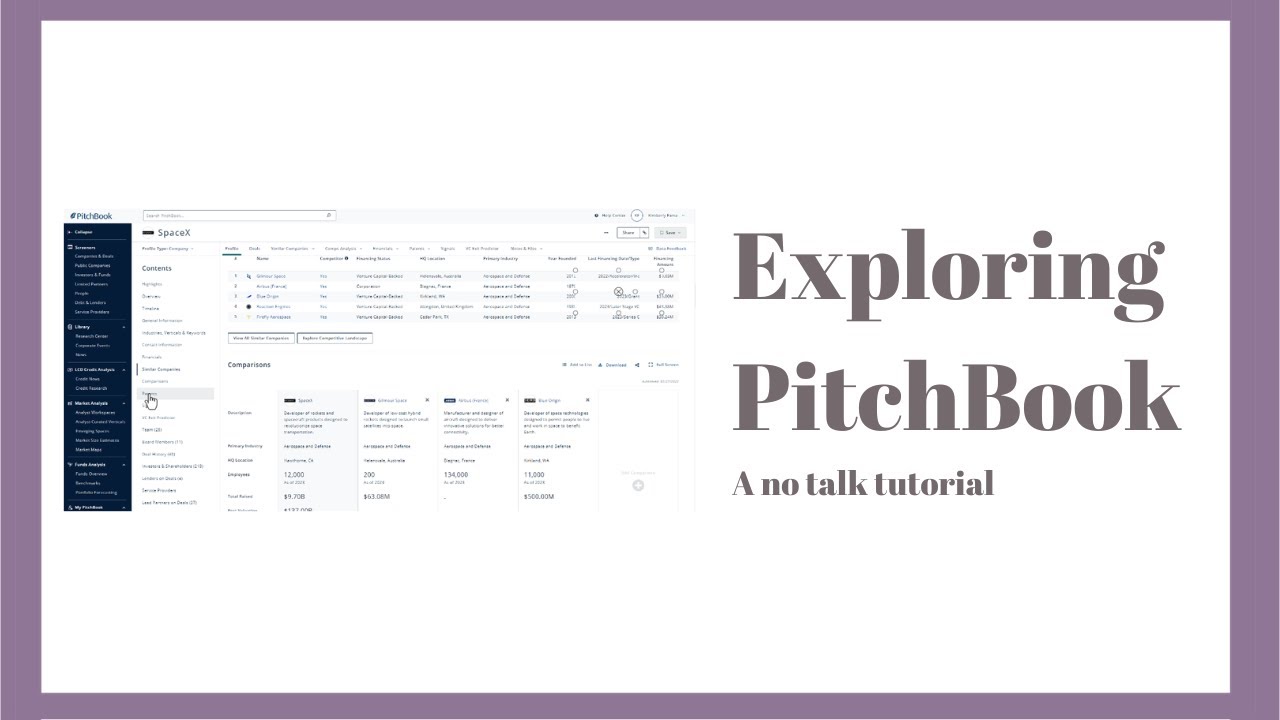Introduction to Pitchbook