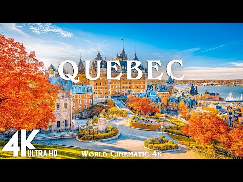 QUEBEC 4K ULTRA HD [60FPS] • Stunning Autumn Cityscapes & Inspiring Music