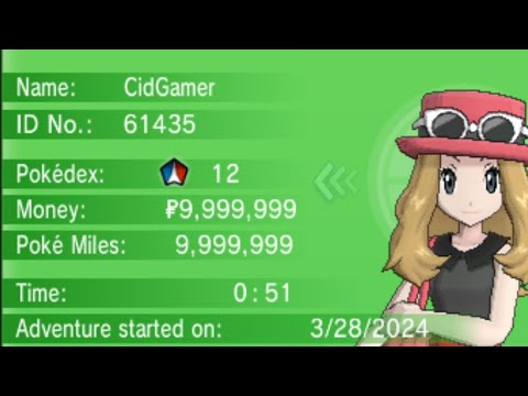 Pokemon X - 3DS - Cheat Codes #cheatcodes #emulator #3ds