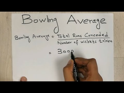 How to Calculate Bowling Average in Cricket