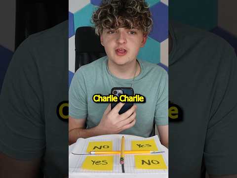 I Tried The Charlie Charlie Paranormal Experiment… 😳