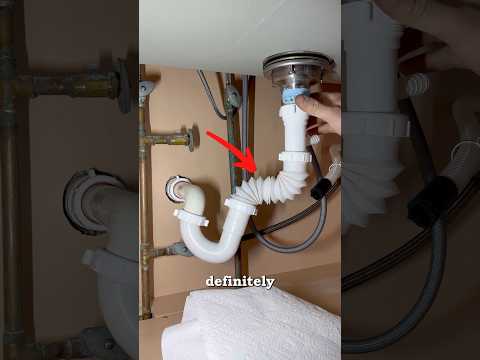 P-Trap Fix #plumberjohn #diyer #diyplumbing #ptrap