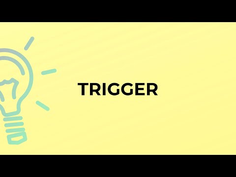 What is the meaning of the word TRIGGER?