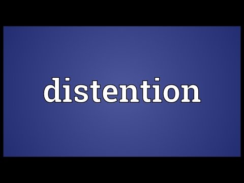 Distention Meaning