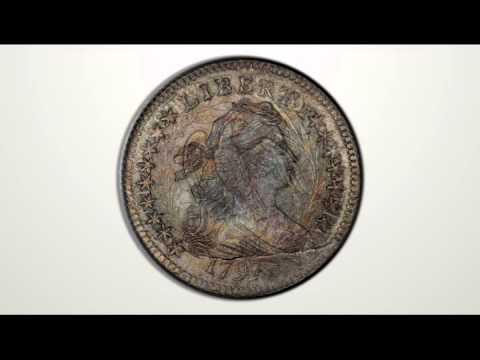 LOT 1035 1797 Draped Bust Dime