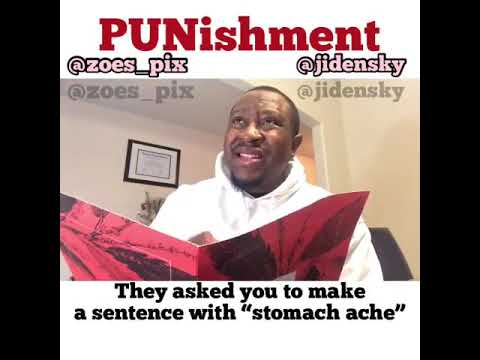 The meaning of stomachache by Zoe in school @ Africa Comedy Arena
