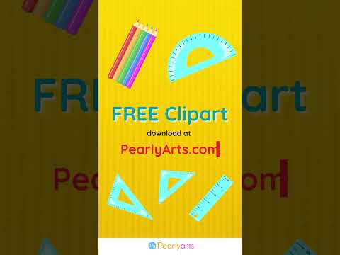 FREE stationeries clipart from PearlyArts.com