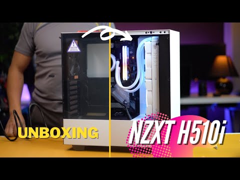 Amazing Case! NZXT H510i White Case with LED
