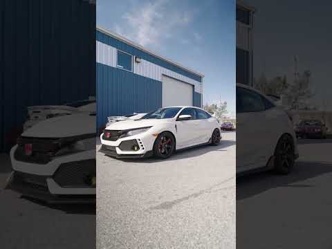 Volk Racing TE37SL Black Edition 3 on a FK8 Civic Type R