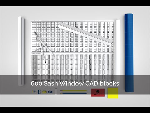 Sash Windows CAD Block Collection