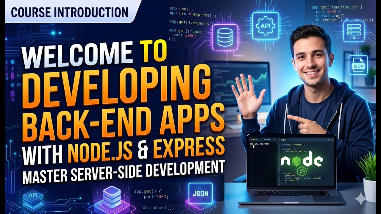Course Introduction: Welcome to Developing Back-End Apps with Node.js & Express
