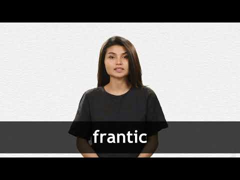 FRANTIC definition and meaning | Collins English Dictionary