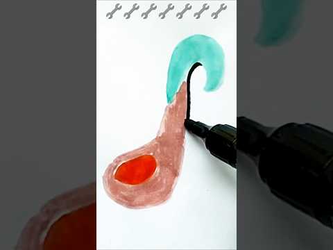 Easy colors चमचा 🟢🟡🟠🌈🤫🤔 #art #drawing #youtubeshorts #coloringforkids #easydrawing #satisfied