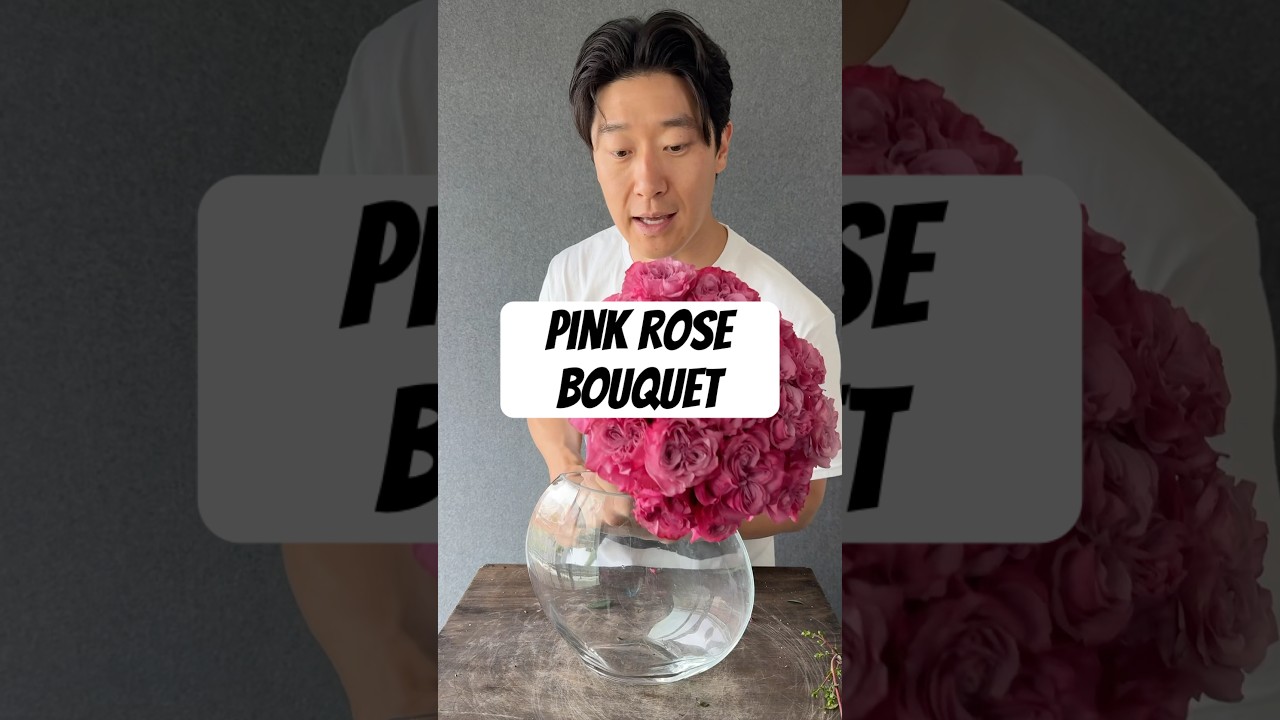 Pink rose bouquet #flowerarrangement #bouquet #floraldesign