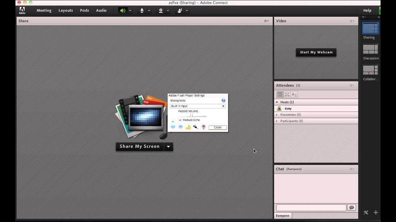Sharing Audio - Adobe Connect Tutorial