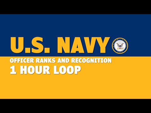 Navy Officer Ranks and Recognition (1 hour)