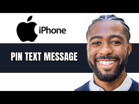 HOW TO PIN TEXT MESSAGE ON IPHONE