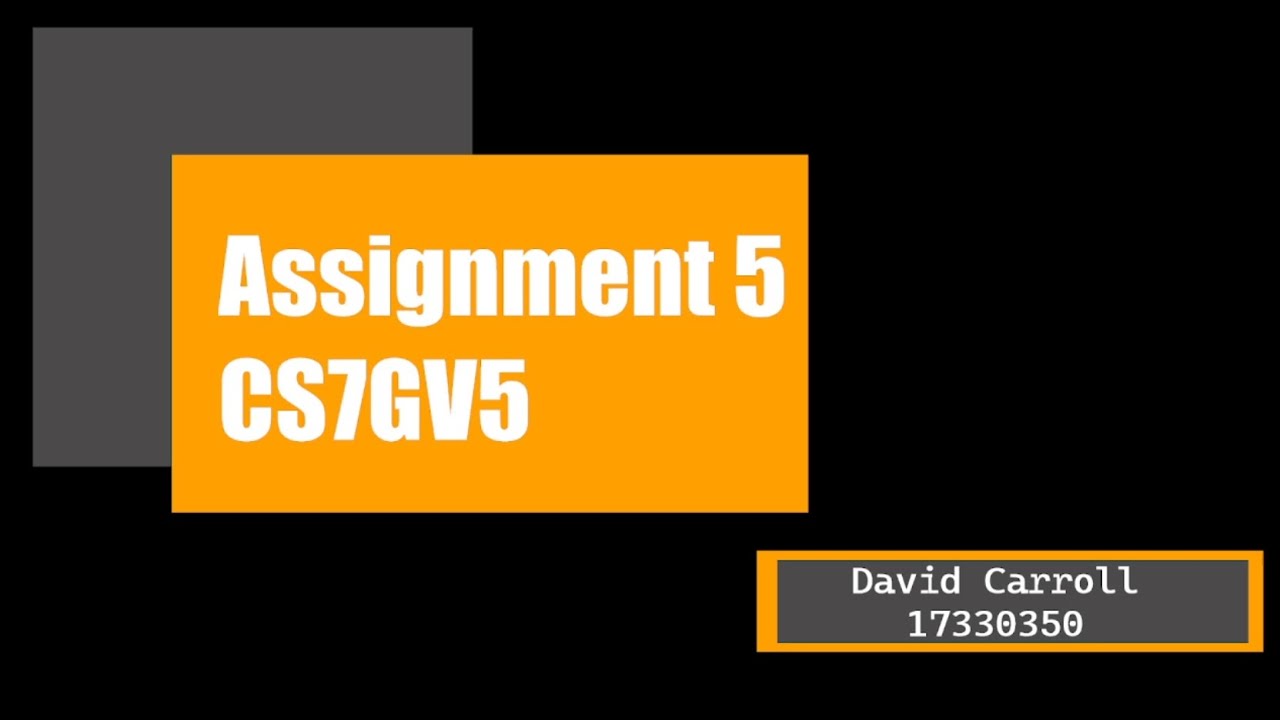 CS7GV3 Real-Time Rendering Assignment 5: Research Implementation