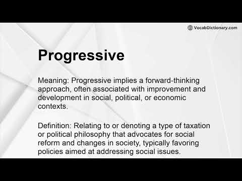 Progressive Meaning
