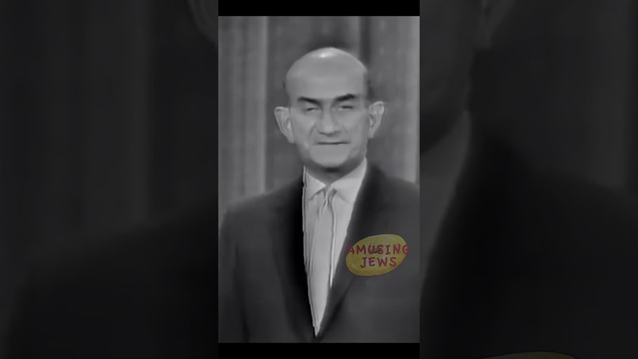 Borsht Belt Comedian Myron Cohen (The Ed Sullivan Show, 1962)