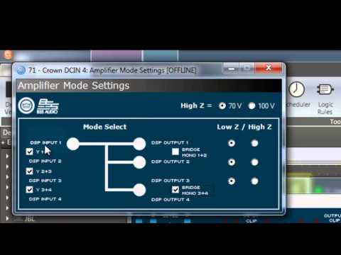Crown | Mode Settings - Input Y and Bridge