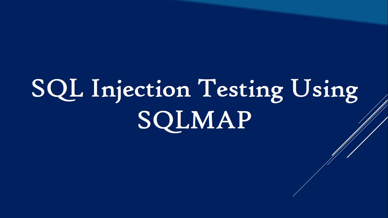 SQL Injection Testing Using SQLMAP #Tutorial