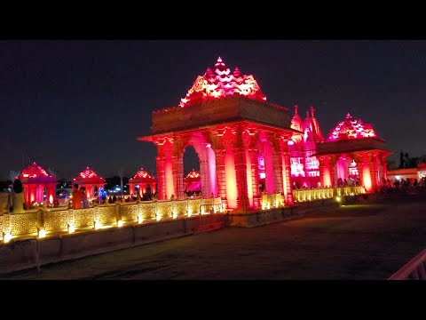 Walking tour of the BAPS Shri Swaminarayan Mandir in Chino Hills California