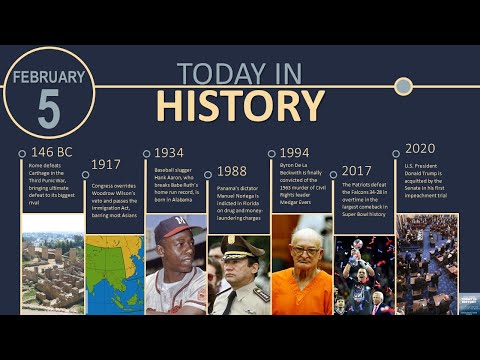 What HAPPENED in History TODAY? πβ¨ | On This Day February 5 (2025)