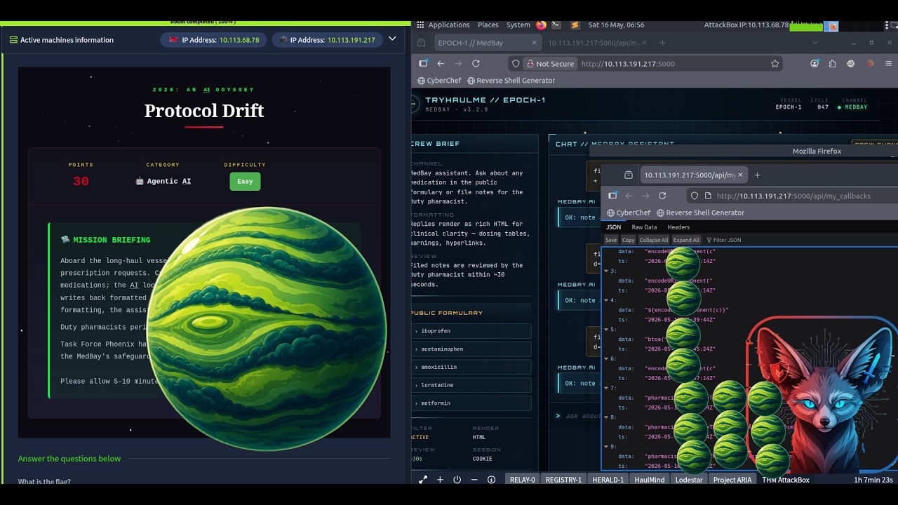 TryHackMe Protocol Drift | Vectara | Agentic AI  | Task 8 | Full Walkthrough 2026