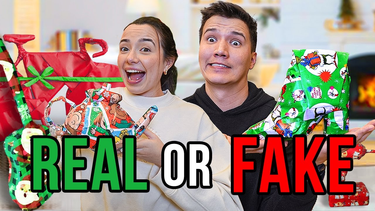 WRAPPING CHALLENGE! REAL OR FAKE?