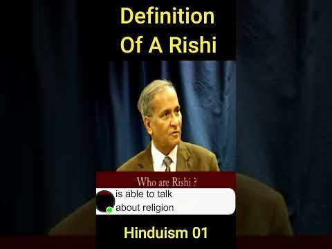 Definition of A Rishi #hinduism #hindus #Rishi #shorts