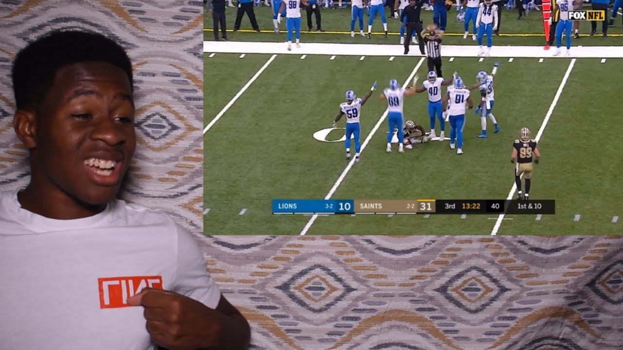SAINTS DEFENSE CREATES 5 TURNOVERS!!!! Lions vs. Saints | NFL Week 6 Game Highlights