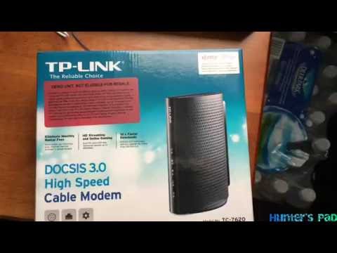 TP-LINK TC-7620 Cable Modem Unboxing