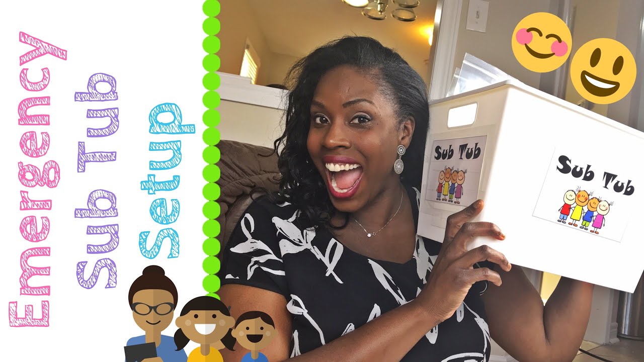 Emergency Substitute Plans Organization & Setup