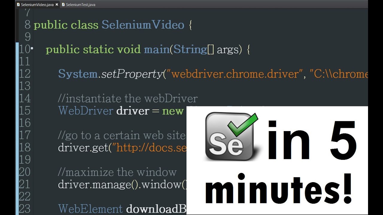 Selenium WebDriver Basics Tutorial using Java in 5 Minutes