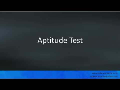 Pronunciation of the word(s) "Aptitude Test".