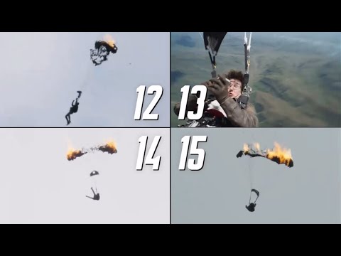 Tom Cruise Sets New World Record For Most Burning Parachute Jumps - Mix ...