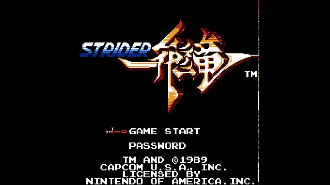 Title Theme from Strider (NES: Capcom, 1989)