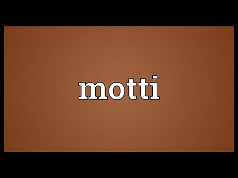 Motti Meaning