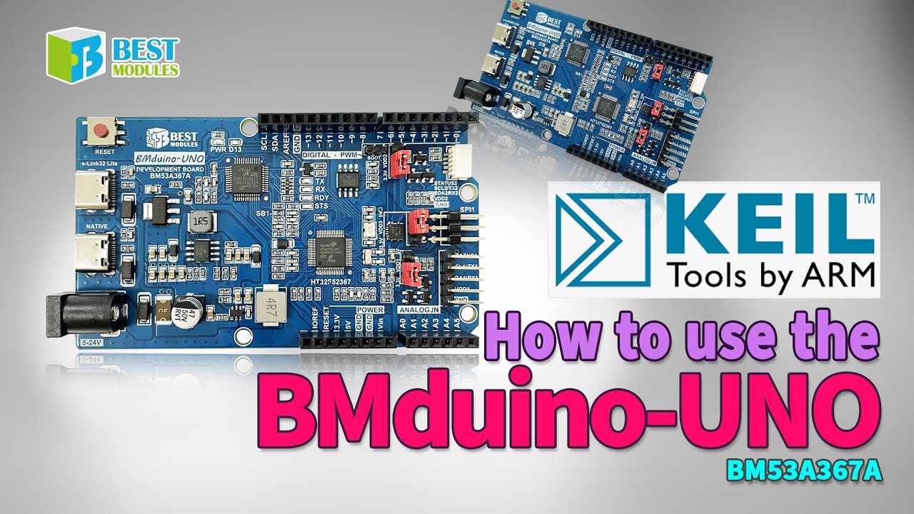 [BMduino] Getting Started: Using BMduino-UNO on KEIL IDE